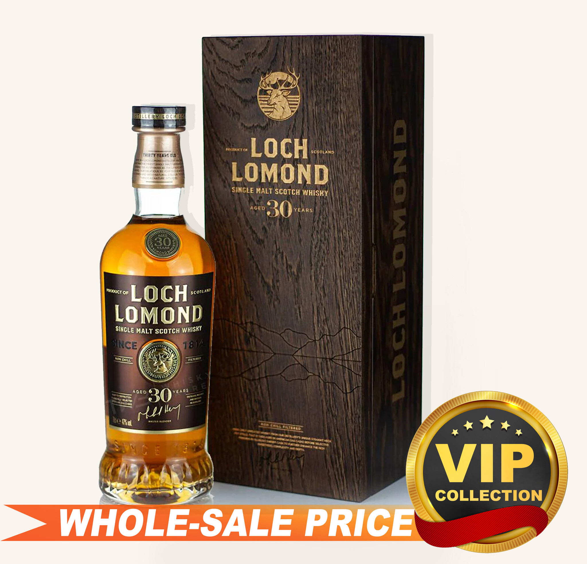 Loch Lomond Scotch Single Malt 30Yr 750ml $795 - Uncle Fossil Wine&Spirits