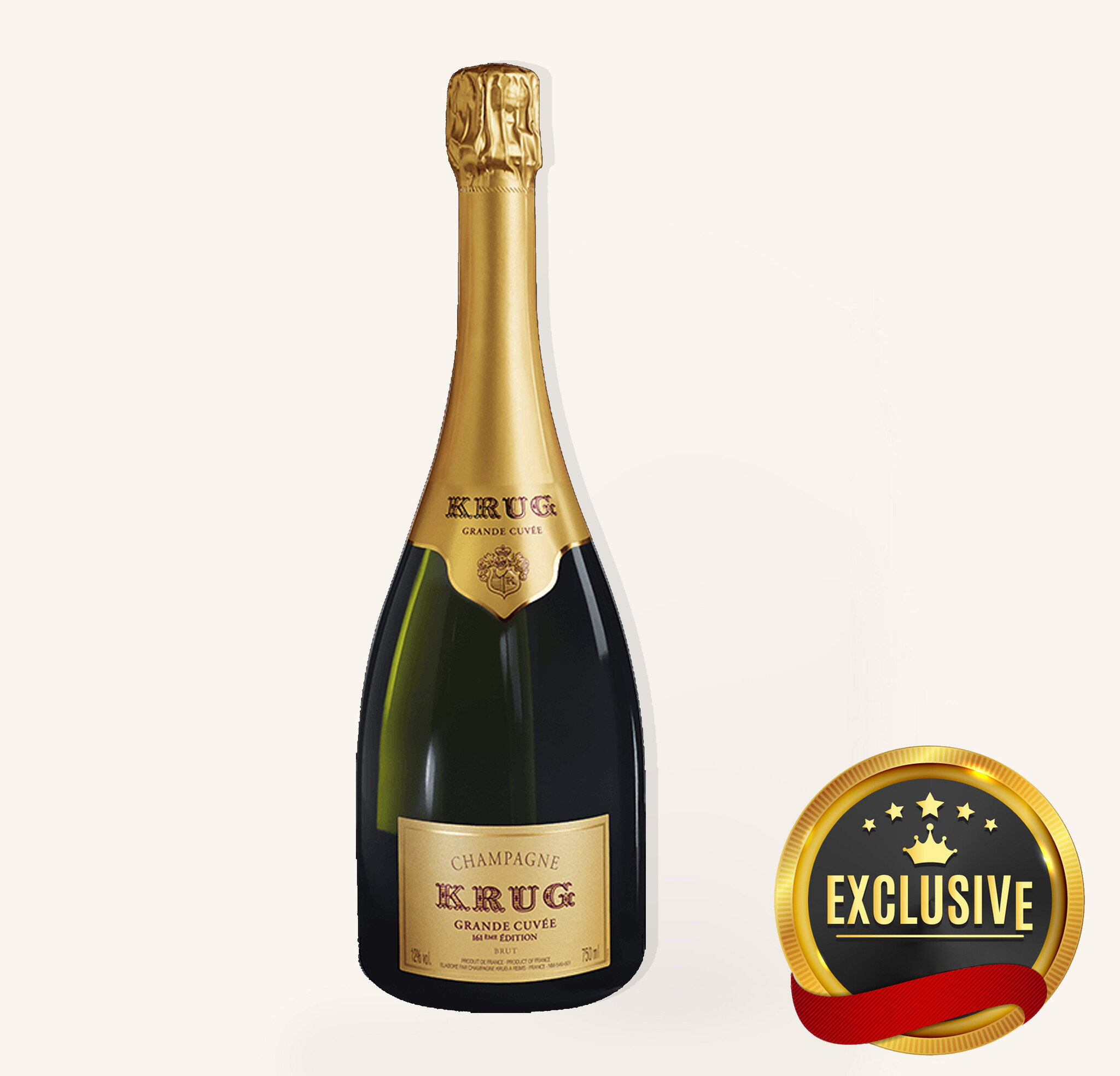 Krug 3L Grande Cuvee 161th Edition Brut Champagne with Gift Box $1699 ...