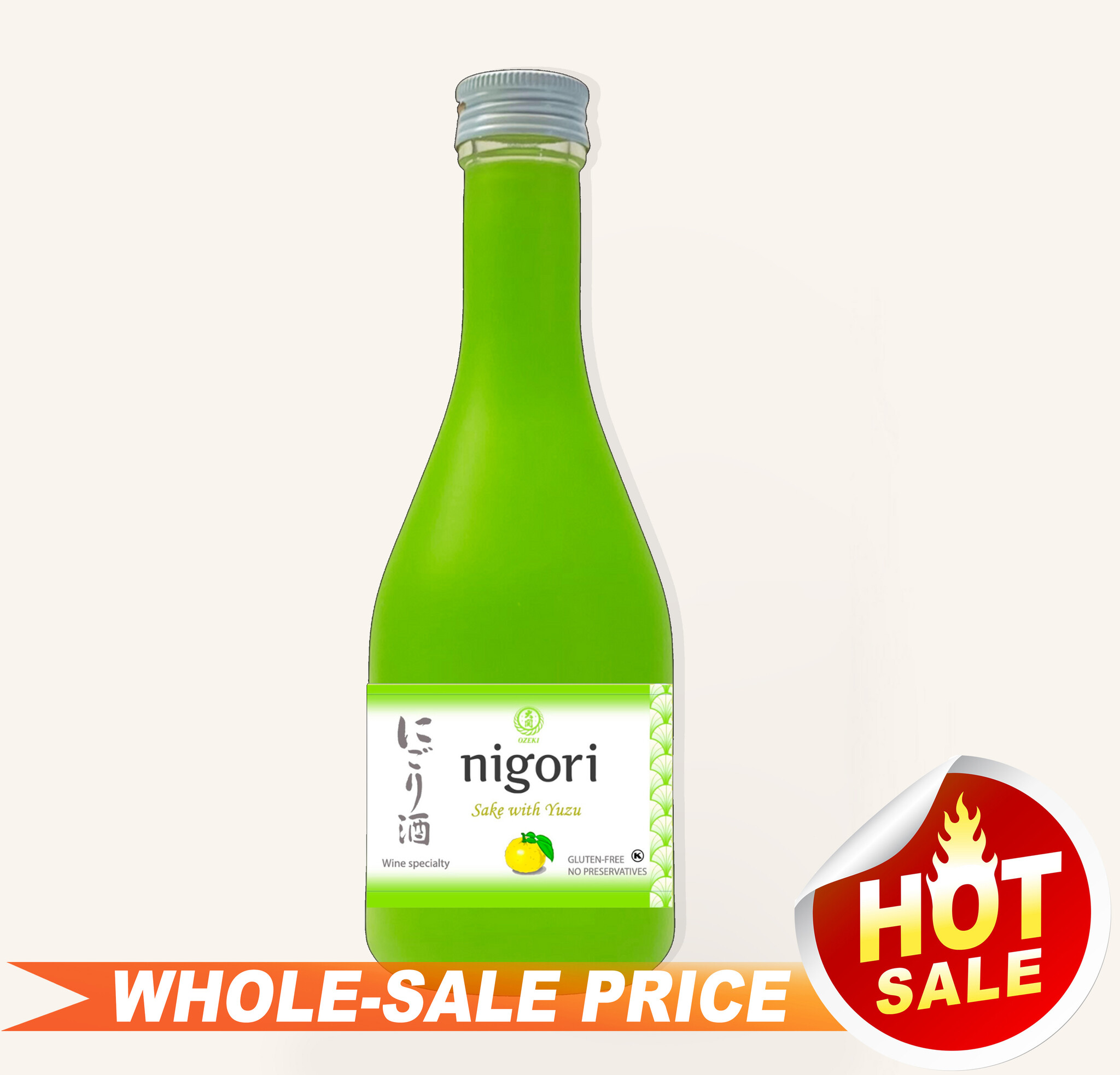 Ozeki Nigori Sake Yuzu 300ml $10 - Uncle Fossil Wine&Spirits