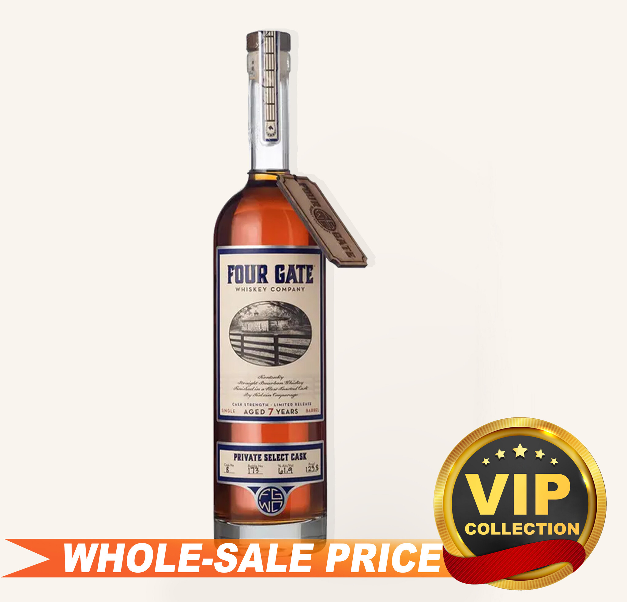 Four Gate Private Select 7yr Series 3 Kentucky Bourbon Whiskey $209 ...