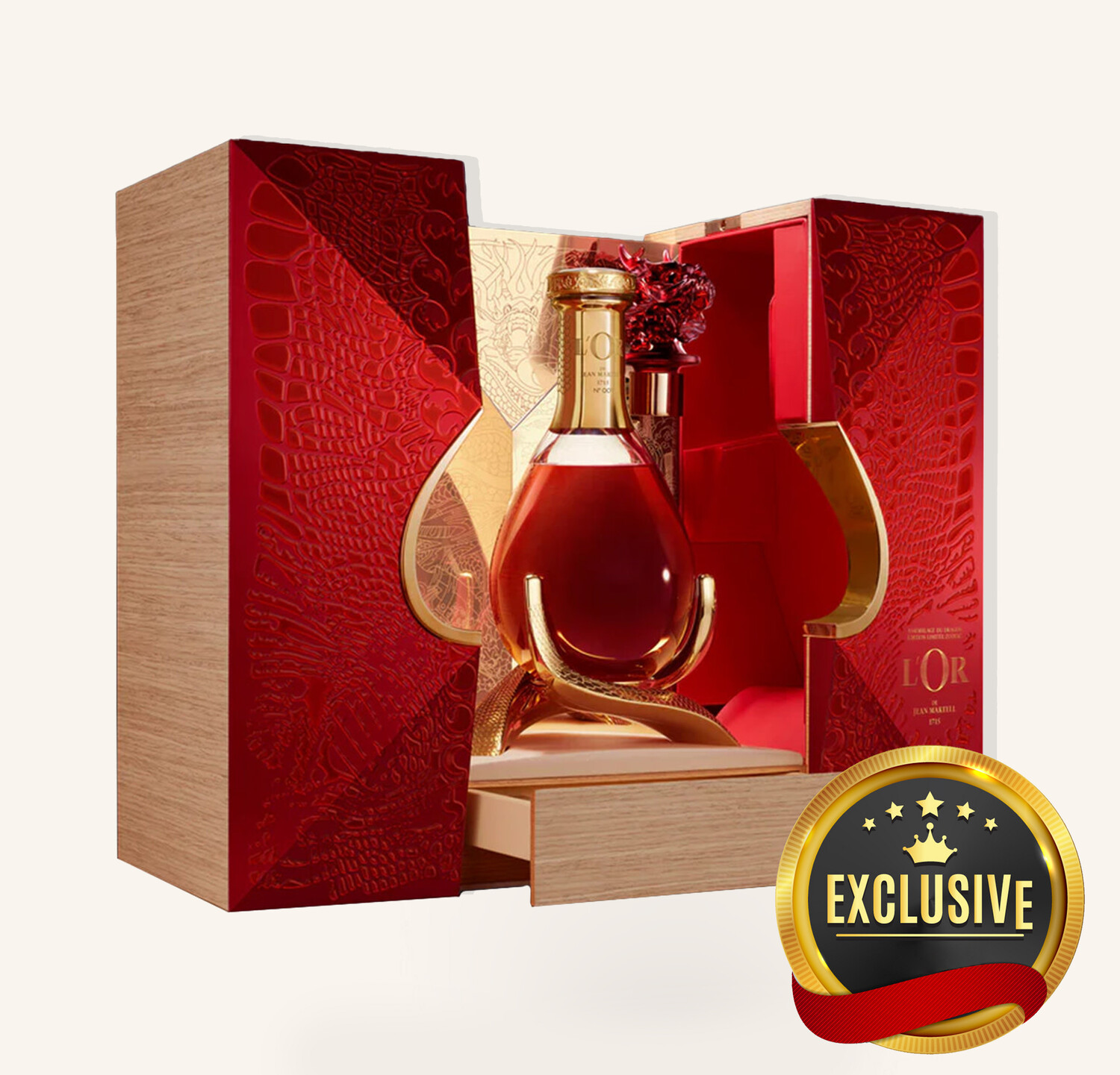 Martell Cognac L'OR De Jean Martell Dragon 700ml $8499 - Uncle Fossil ...