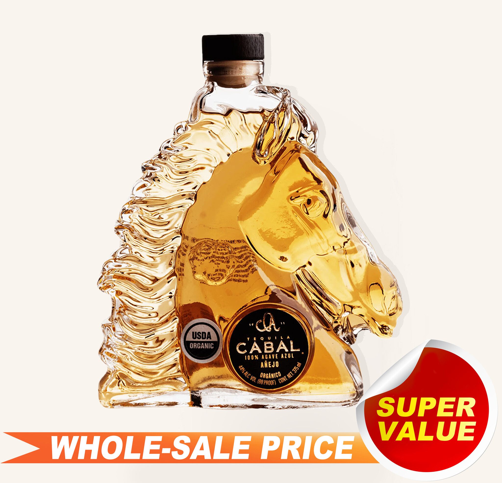 Cabal Anejo Horse Head Single Barrel 375ml $56 - Uncle Fossil Wine&Spirits