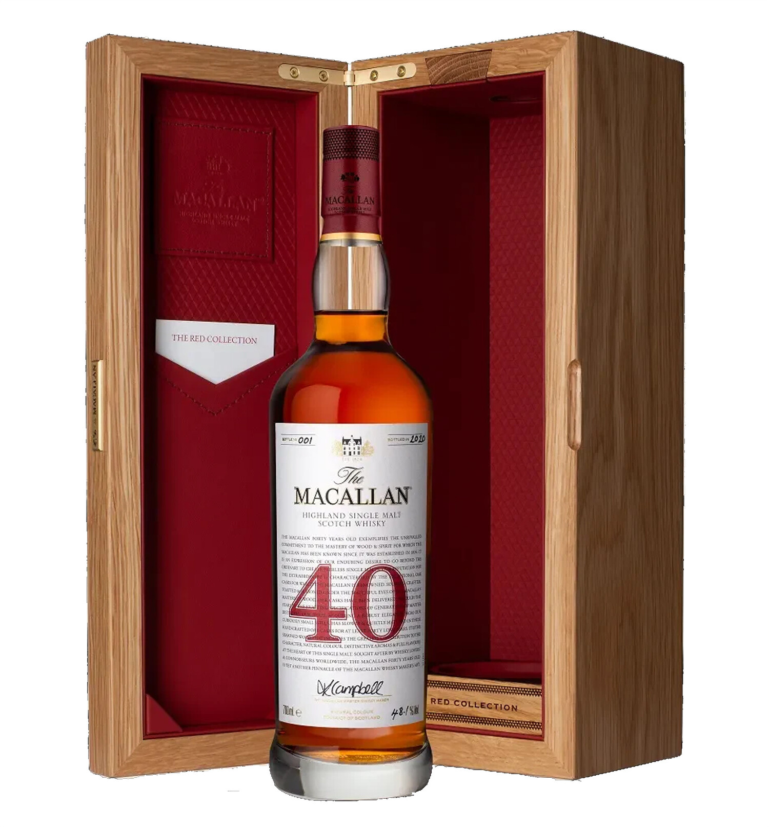 The Macallan The Red Collection 40 Yr Single Malt Scotch Whisky $17599 ...