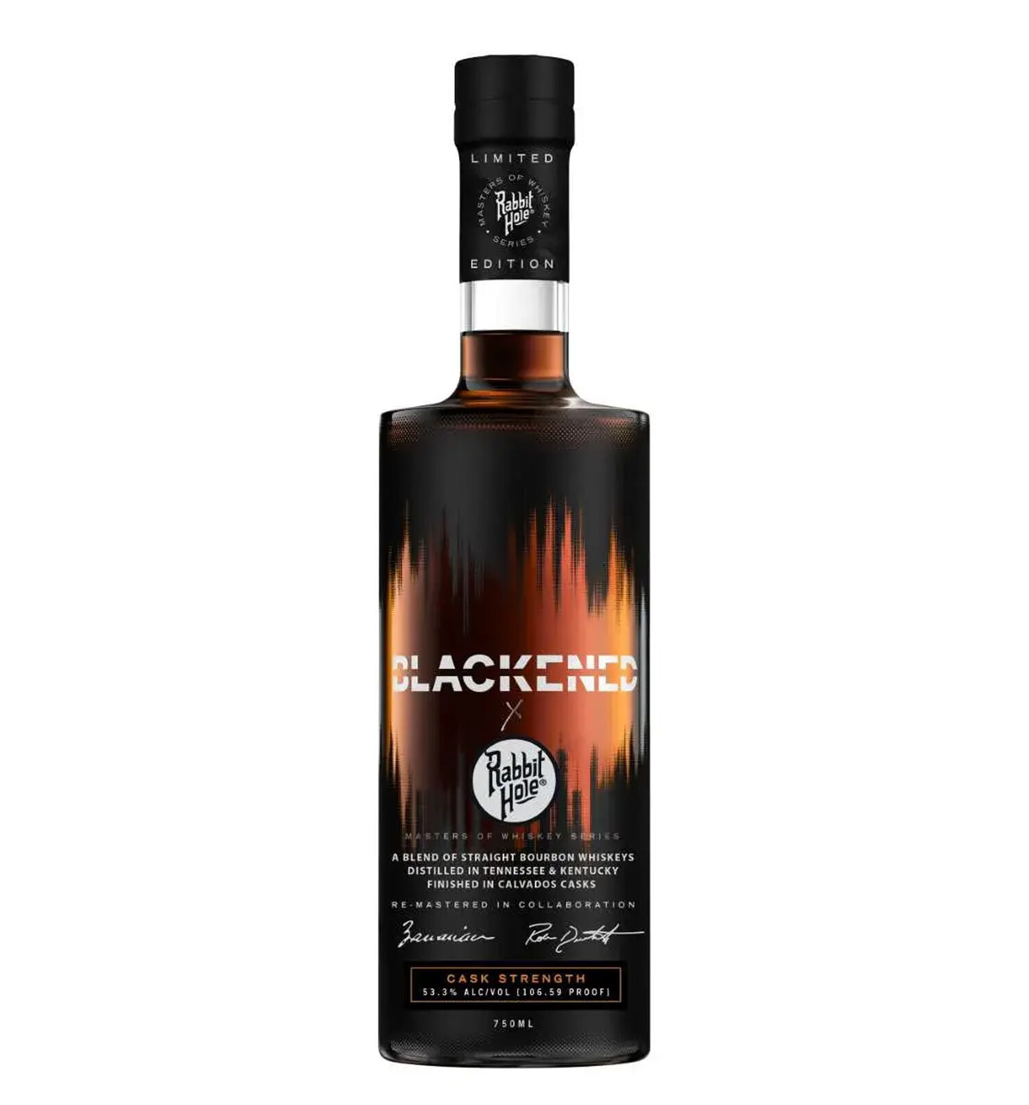 Blackened X Rabbit Hole Bourbon Whiskey 750ml $146 - Uncle Fossil Wine&Spirits