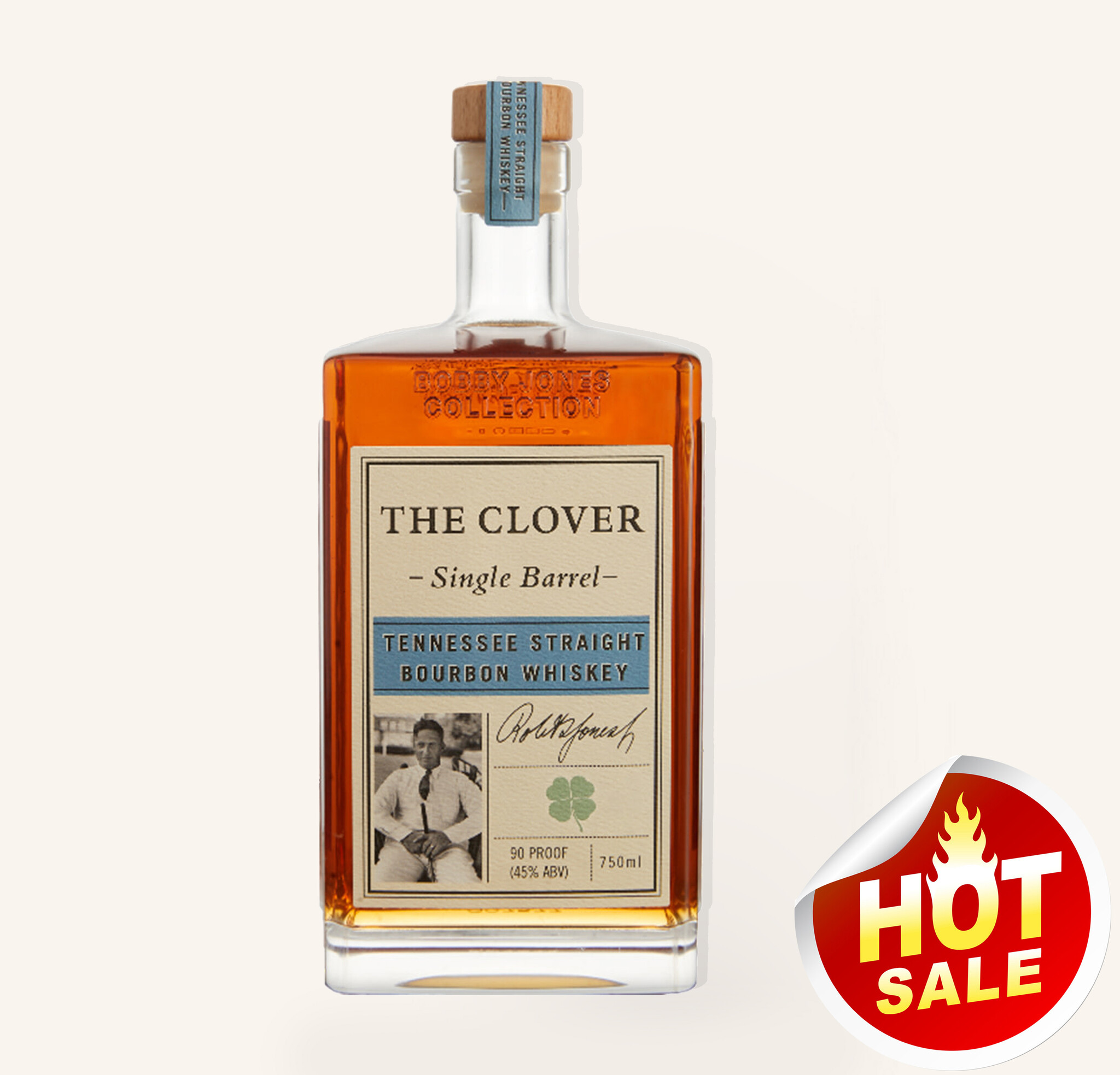 The Clover Single Barrel Bobby Jones Tennessee Bourbon Whiskey $50 ...