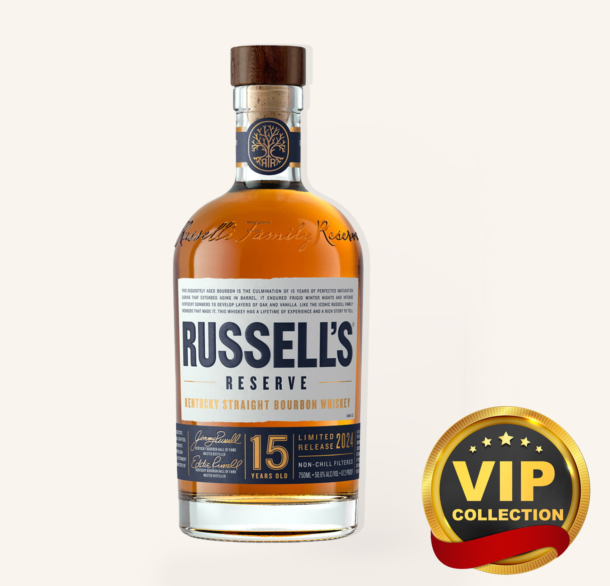 Russell's Reserve 15 Yr Kentucky Straight Bourbon Whiskey 2024 $478 ...