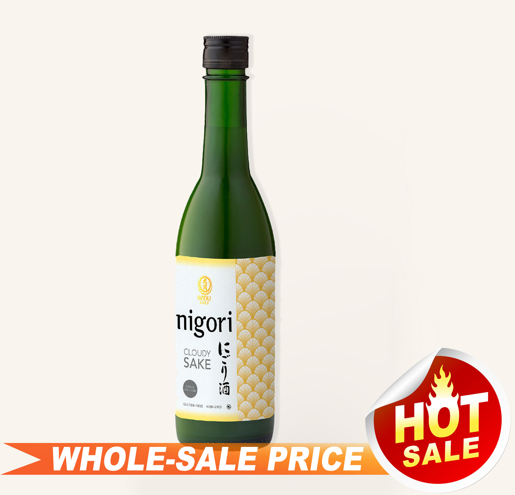 Ozeki Nigori Sake 375ml $6 - Uncle Fossil Wine&Spirits