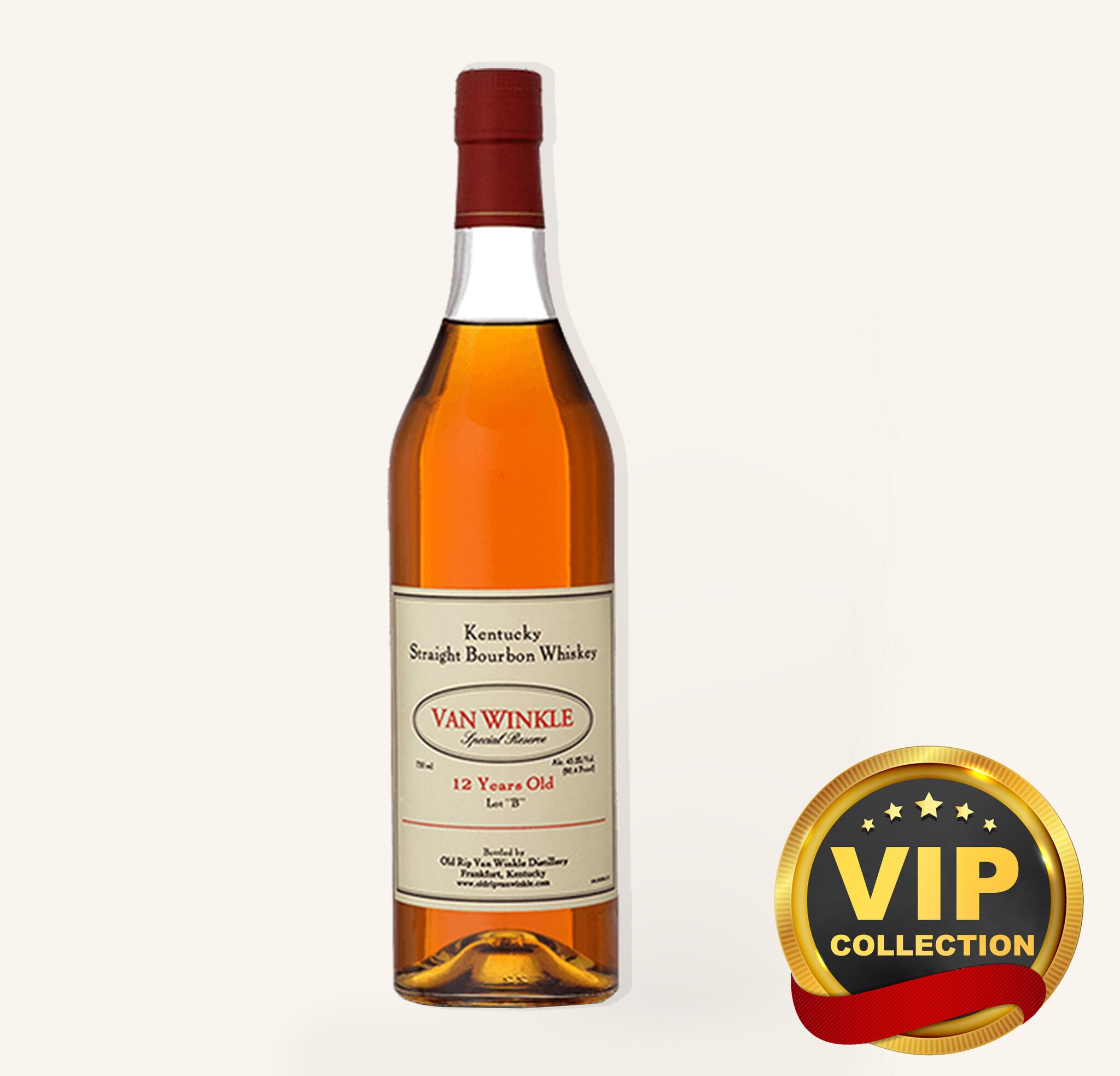 Old Rip Van Winkle 12Yr Special Reserve Lot "B" Bourbon Whiskey $969 ...