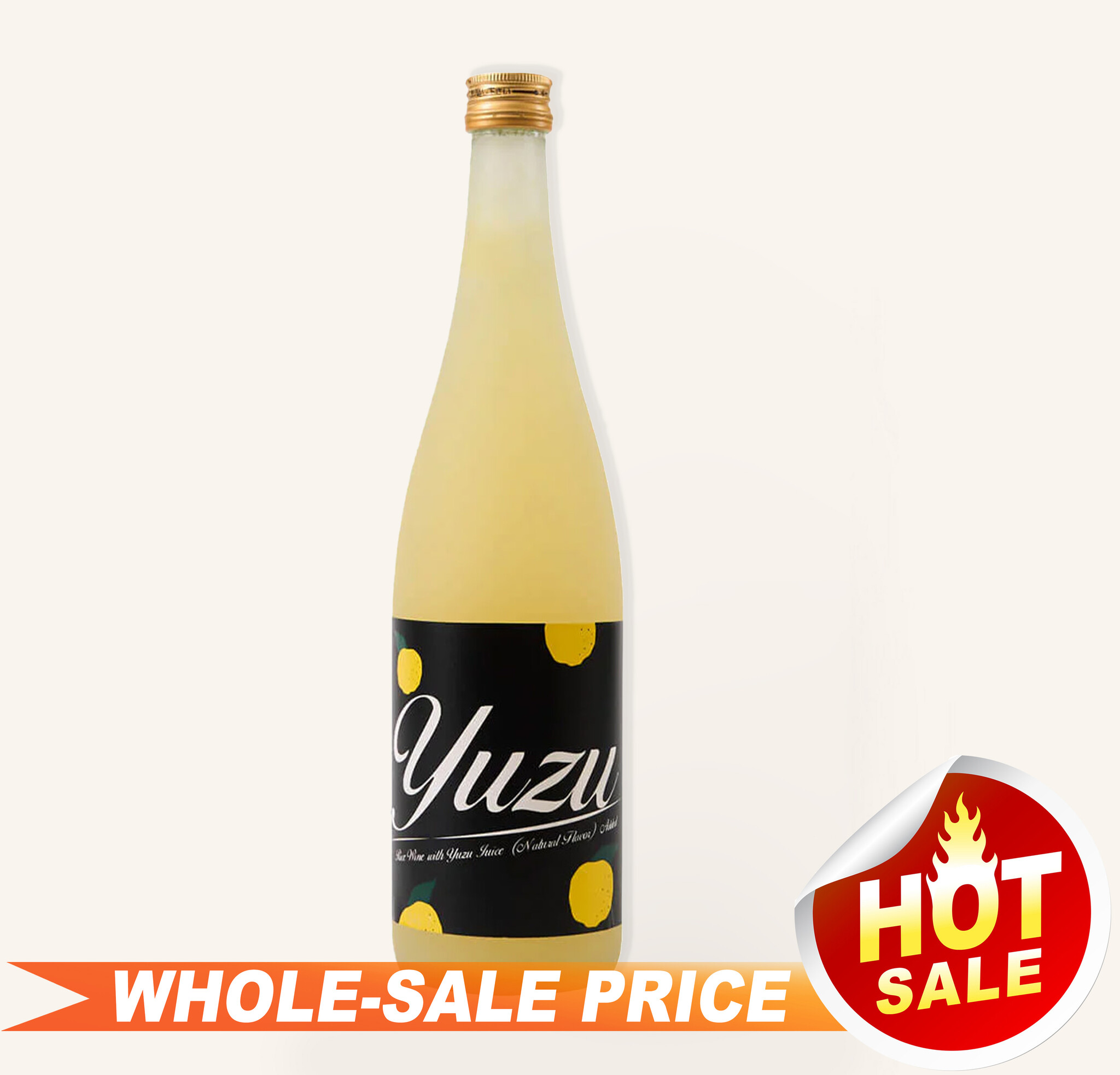 Homare Aladdin Junmai Yuzu Sake 720ml $23 - Uncle Fossil Wine&Spirits