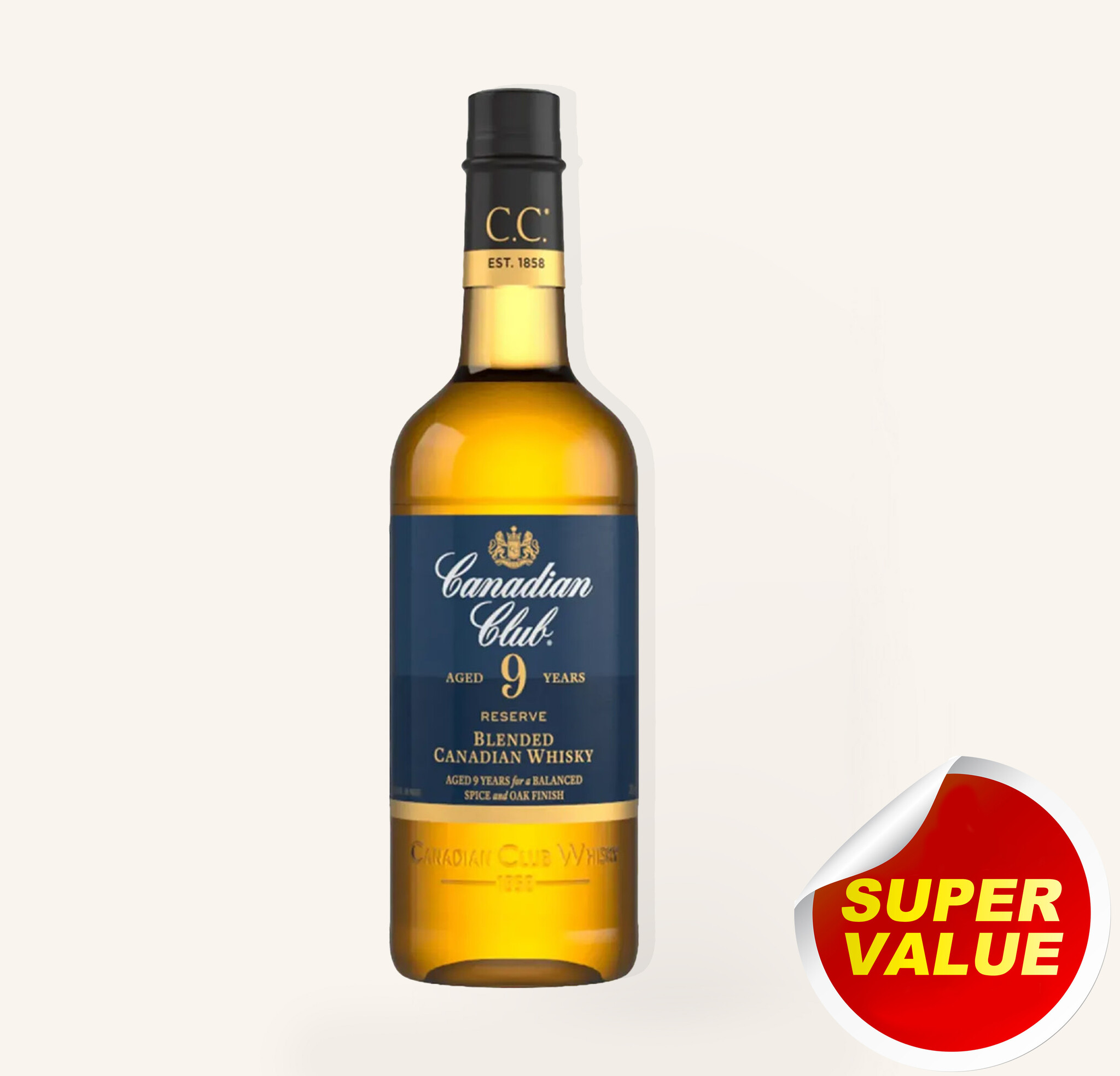 Canadian Club Classic 9Yr Canadian Whisky Proof 80 750ml $18 - Uncle ...