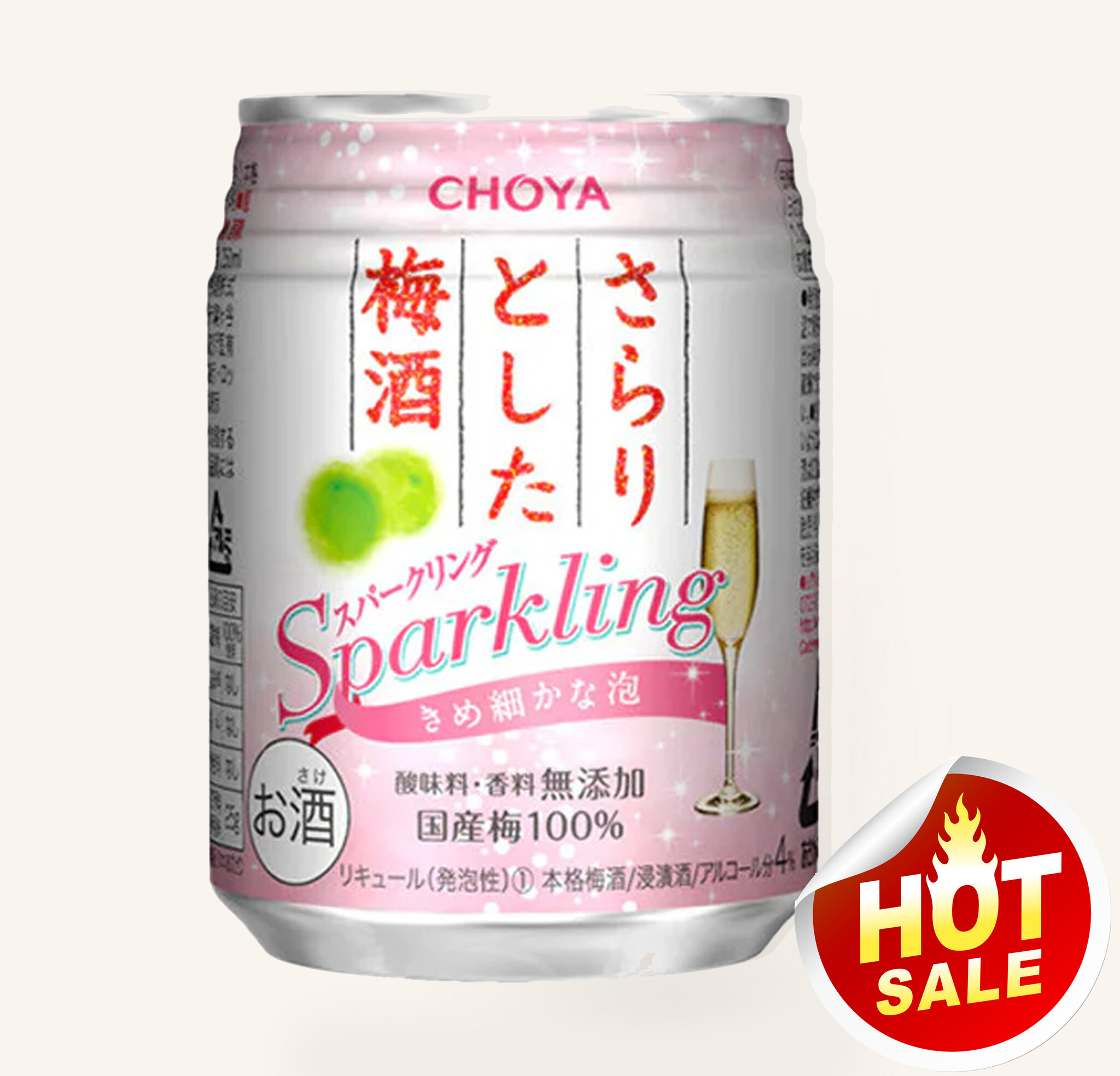 Choya Sarari Sparkling Soda 250ml $3 - Uncle Fossil Wine&Spirits