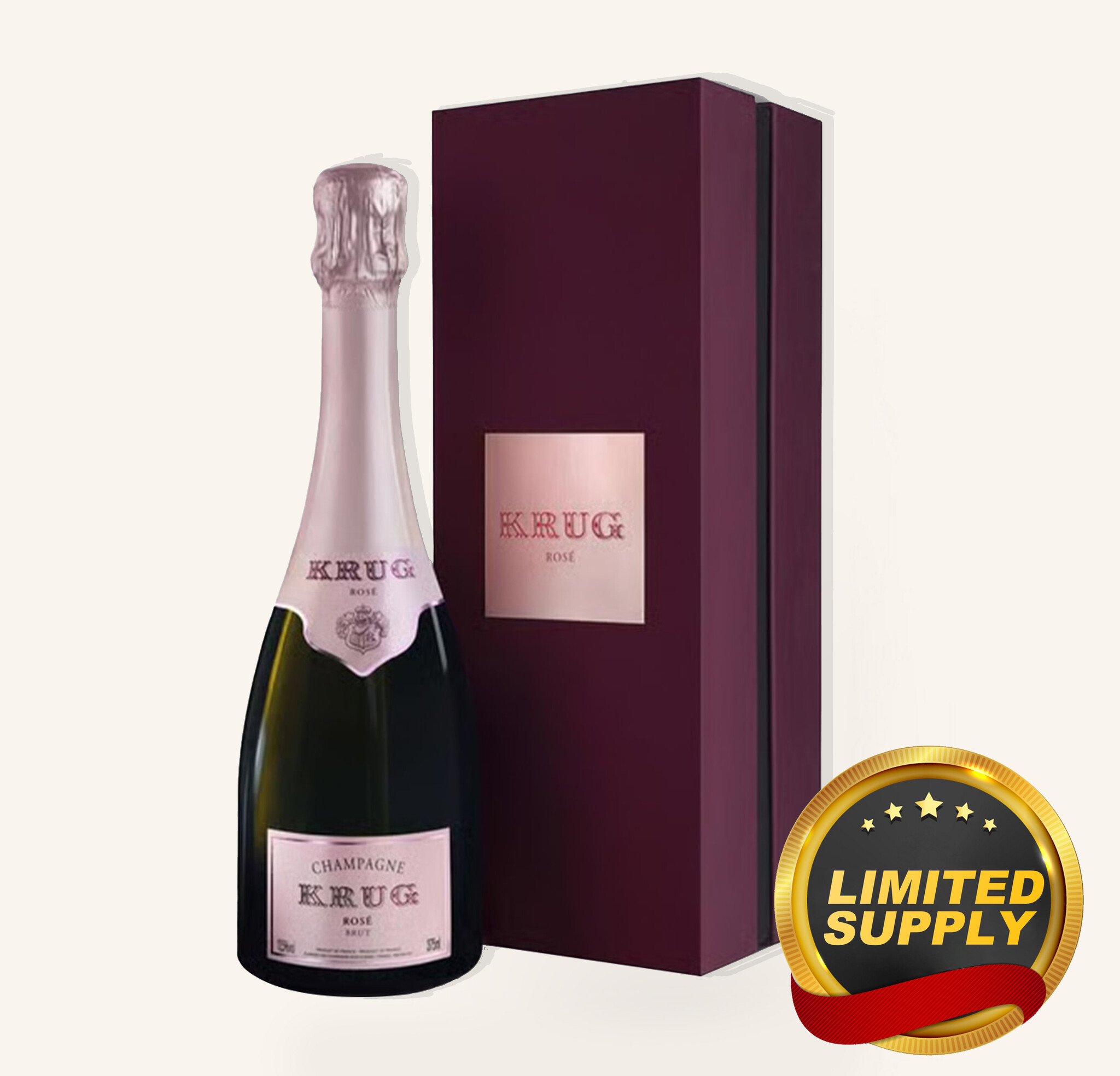 Krug Brut Rose Champagne with Luxury Gift Box 375ml $219 - Uncle Fossil ...