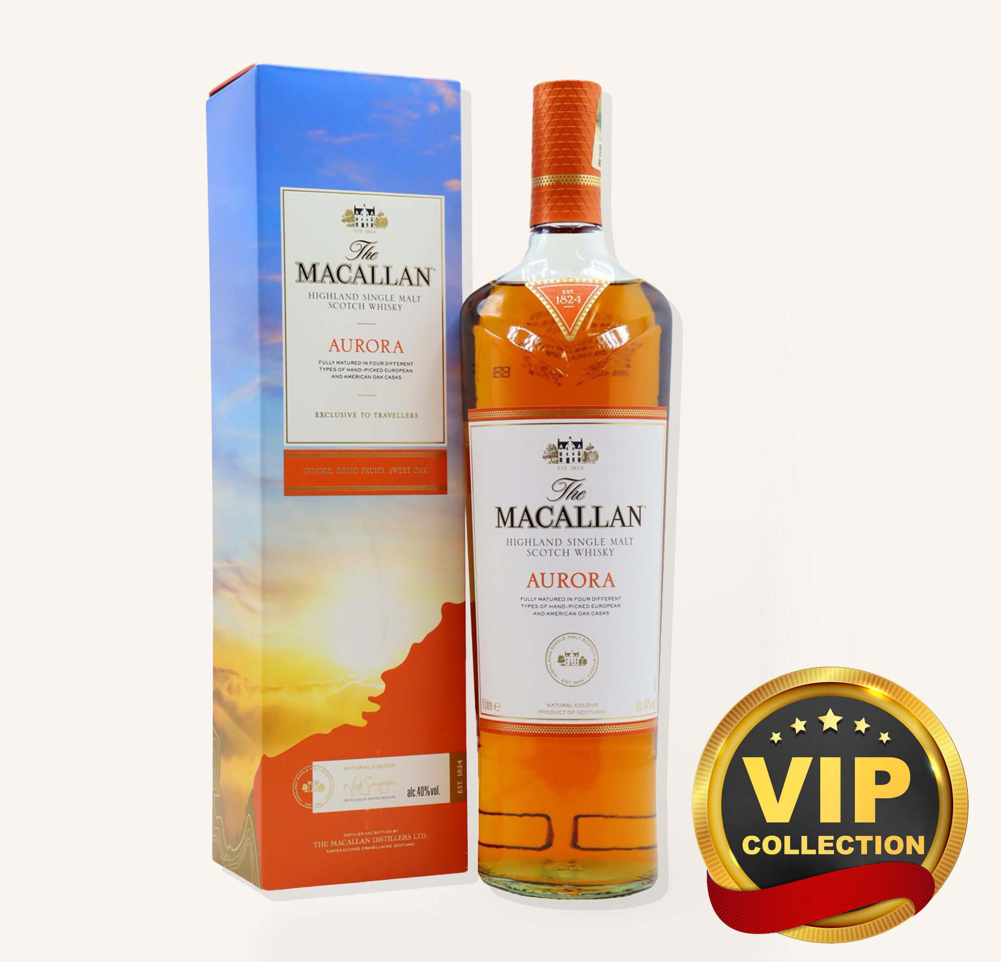 Macallan Aurora Single Malt Scotch Whisky 2019 Release 1L $495 - Uncle ...