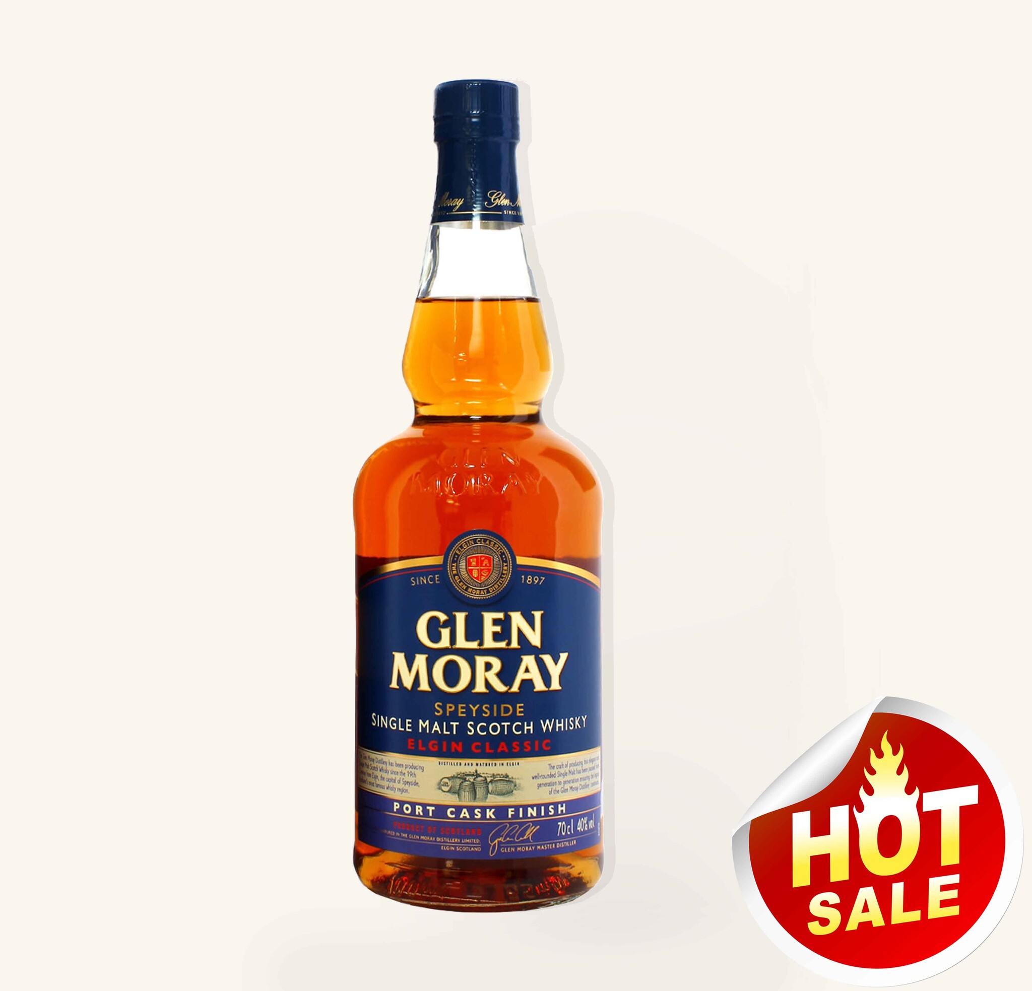 Glen Moray Port Cask Finish Single Malt Scotch Whisky 750ml $30 - Uncle ...