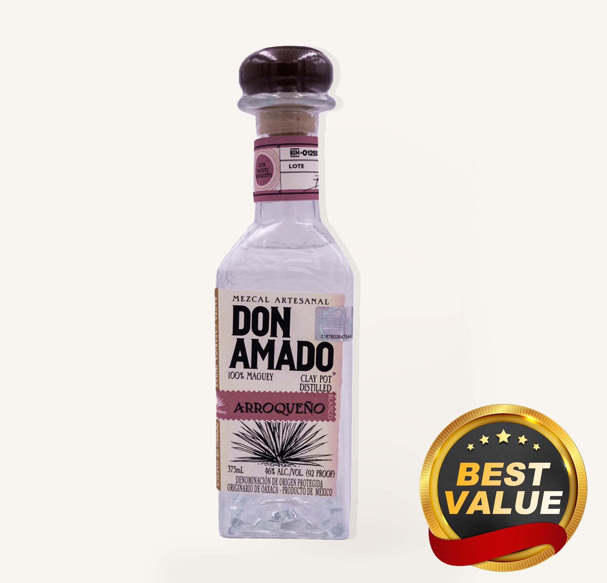 Don Amado Arroqueno Mezcal 375ml $43 - Uncle Fossil Wine&Spirits