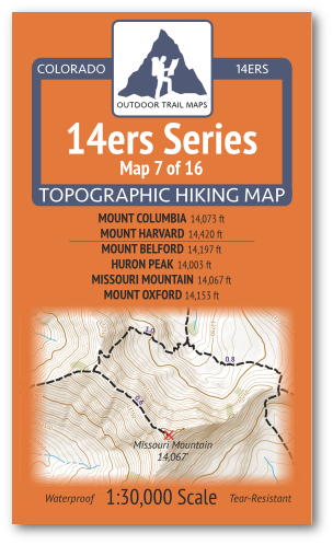 Colorado 14ers Series Maps - Leadville Outdoors and Mountain Market