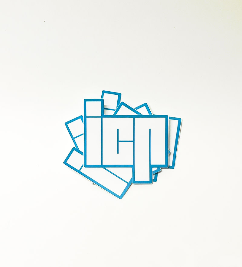 ICP Sticker (Teal) - International Center of Photography
