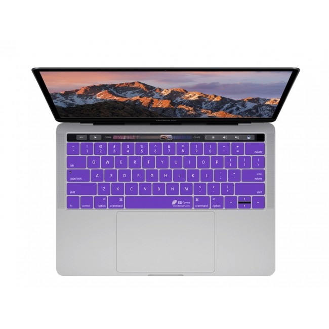 KEYBOARD COVER MBP W/TB - PURPLE - 12th Man Technology