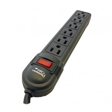 PROFESSIONAL CABLE 6-OUTLET SURGE PROTECTOR 4' - 12th Man Technology