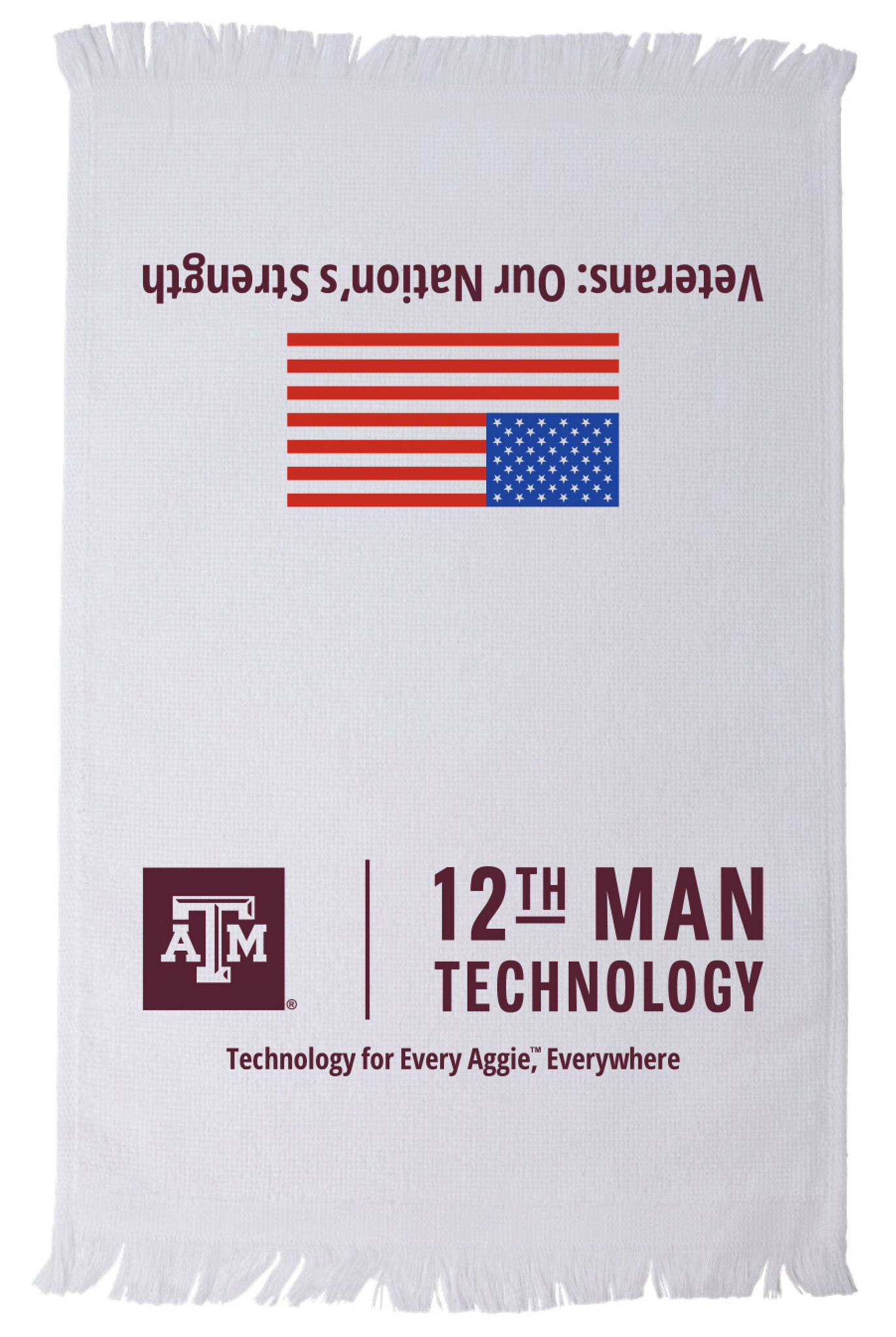EXCLUSIVE 12TH MAN TECHNOLOGY RALLY TOWEL VETERAN - 12th Man Technology