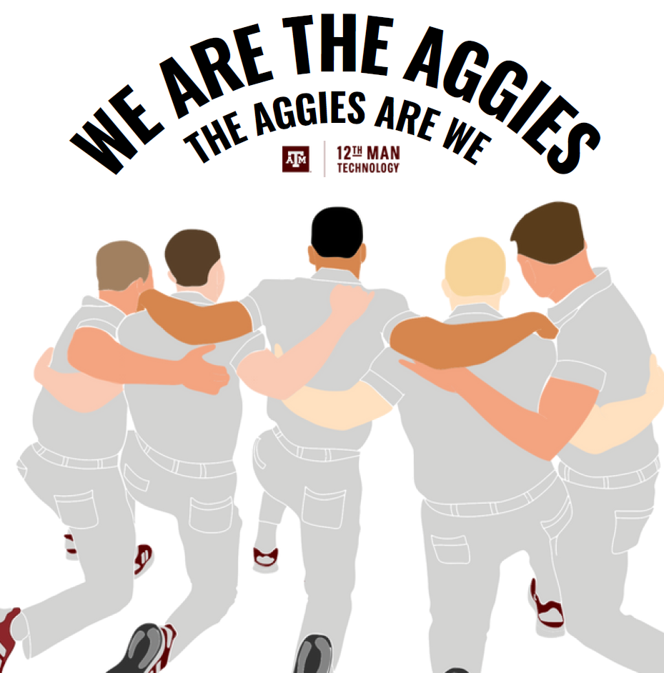 EXCLUSIVE 12TH MAN TECHNOLOGY STICKER - AGGIES ARE WE - 12th Man Technology