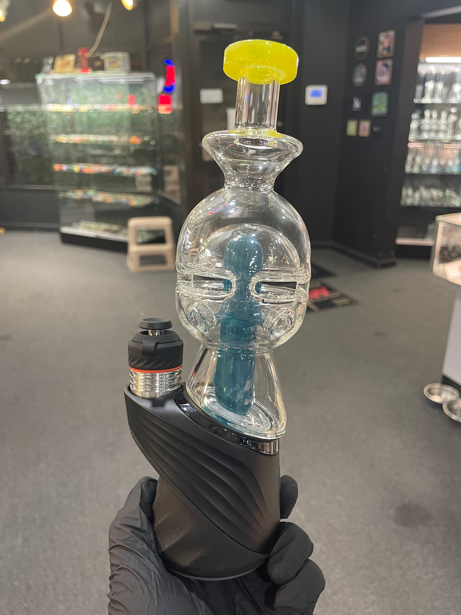 Calibear Fab Egg Puffco Top Lemon Candy - High Intentions