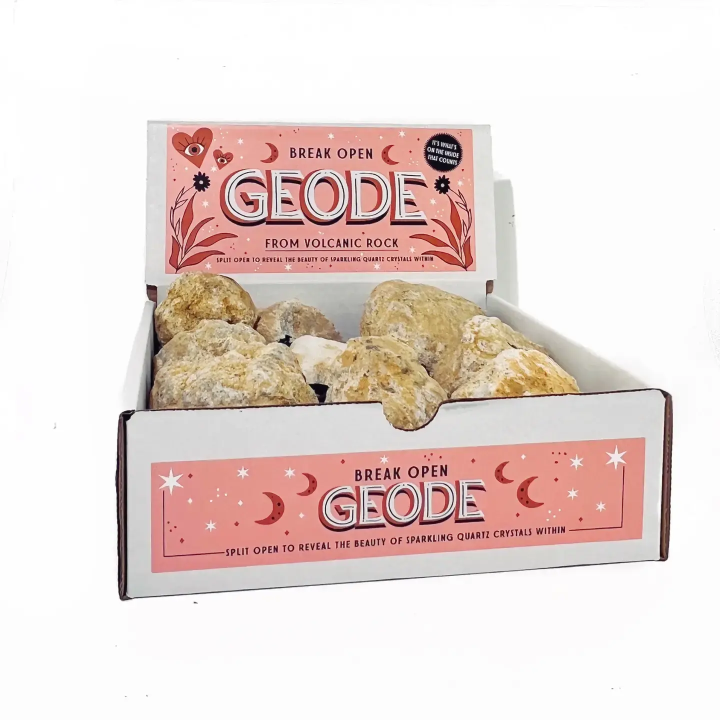 Break Open Volcanic Crystal Geode - Global Gifts