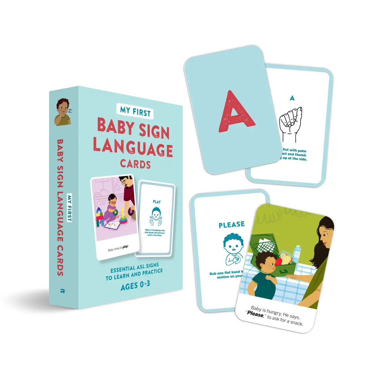 Sourcebooks My First Baby Sign Language Flash Cards - Global Gifts