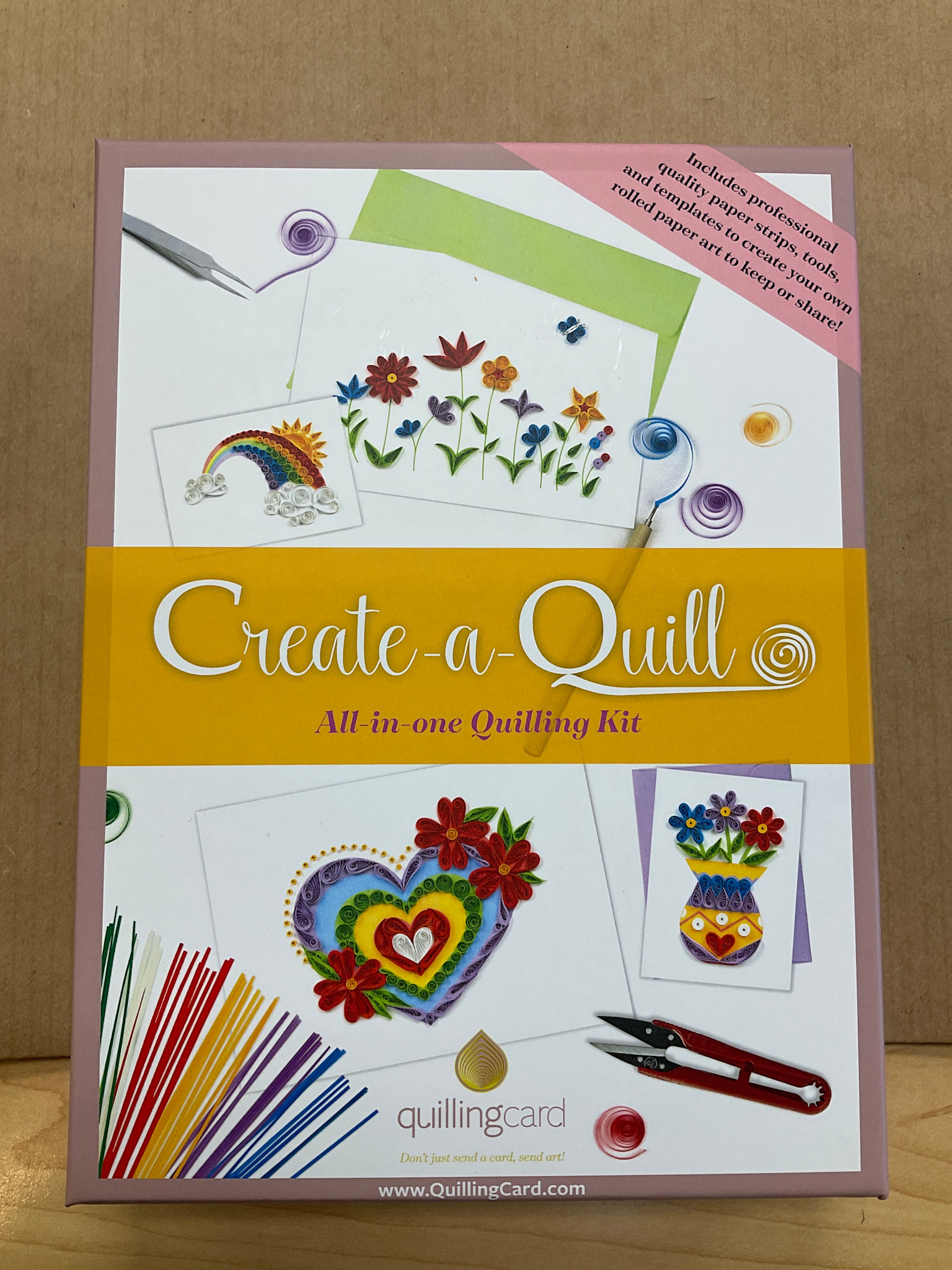 Quilling Card Create-a-Quill DIY Kit: Everyday - Global Gifts