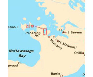 Canadian Hydrographic Serv Penetang Harbour Chart - Fogh Marine Store ...