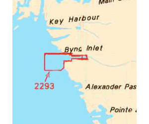 Canadian Hydrographic Serv Byng Inlet and Approaches Chart - Fogh ...