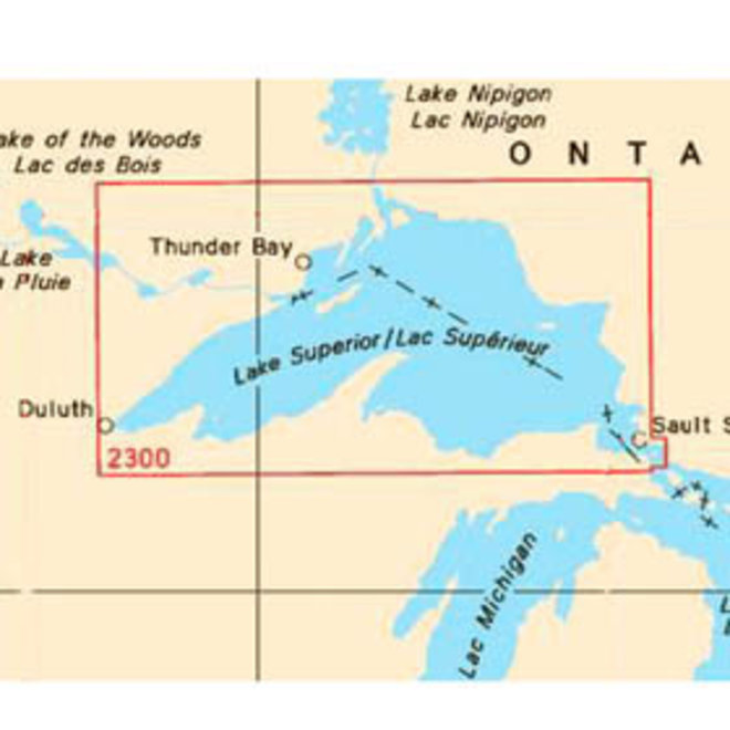 Canadian Hydrographic Serv Lake Superior Chart - Fogh Marine Store ...