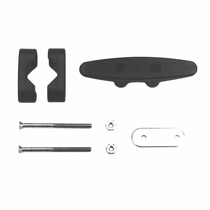 Rail Cleat 7/8" & 1" tube - Fogh Marine Store | Sail Kayak SUP