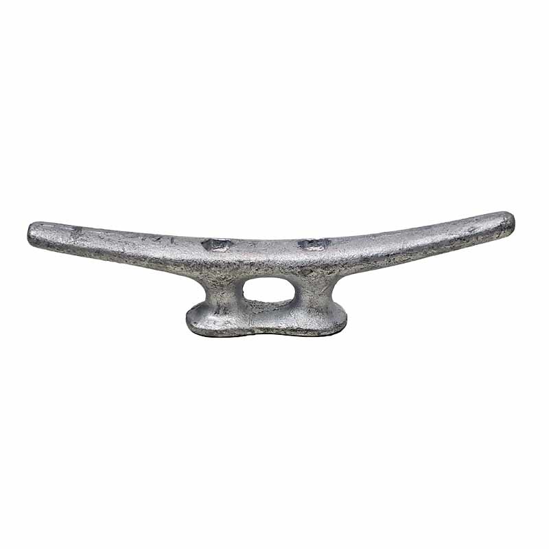Dock Cleat 6in Galvanized Iron - Fogh Marine Store | Sail Kayak SUP