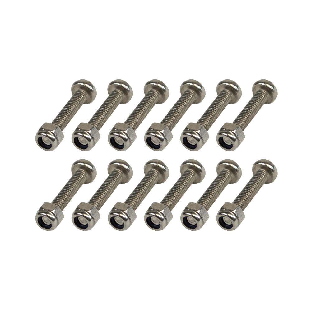 Rudder Nuts & Bolts Set of 12 - Fogh Marine Store | Sail Kayak SUP
