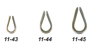 Open Thimble Light Duty - Fogh Marine Store | Sail Kayak SUP