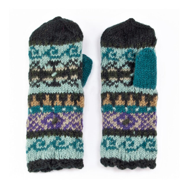 Innsbruck Wool Mittens - Carbon Boutique