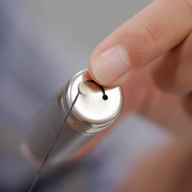 Charcoal Bamboo Floss In Steel Jar - Carbon Boutique