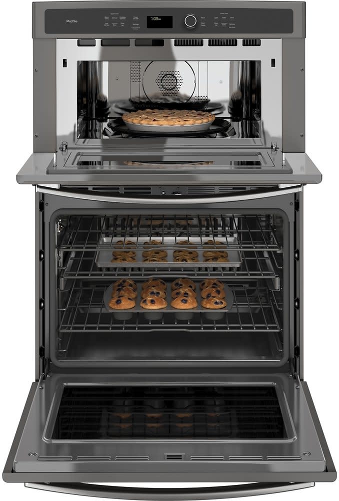 GE Profile Series 30" Combination Double Wall Oven with Convection ...