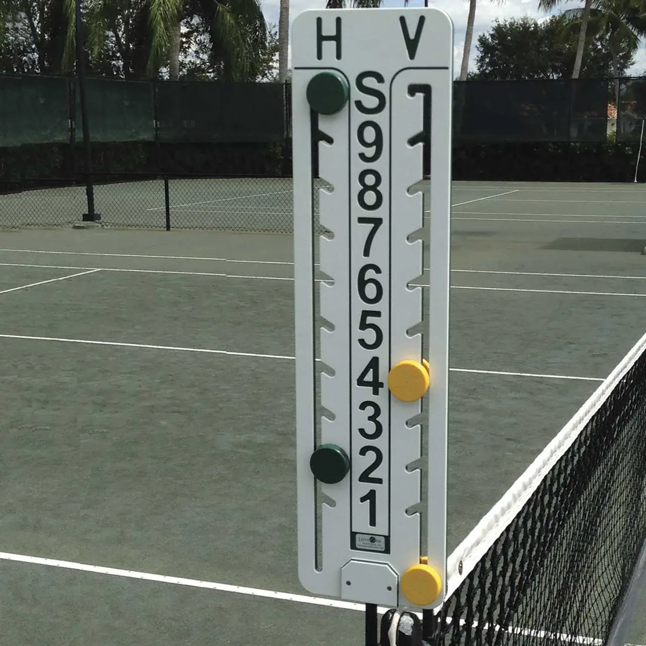 Tennis Scoreboard Complete GN/YW - Game-Set-Match, Inc.