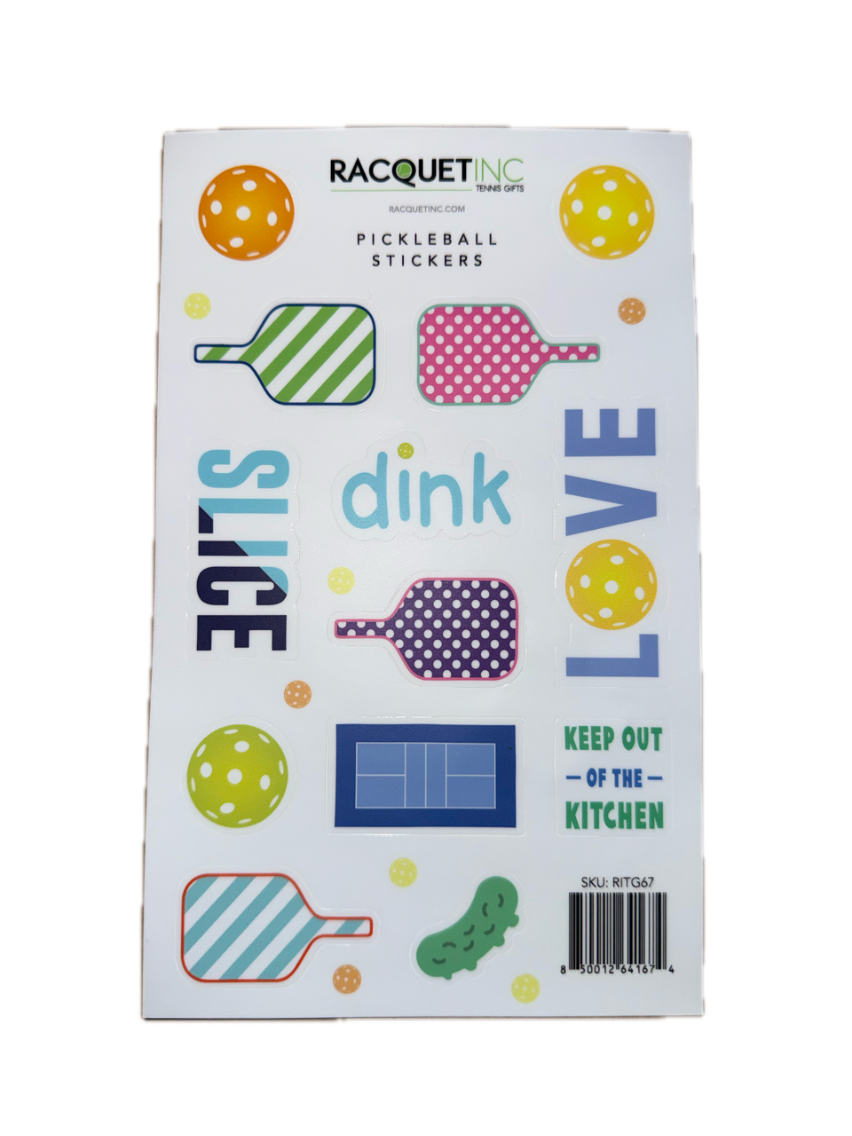 Pickleball Sticker Sheet - Game-Set-Match, Inc.