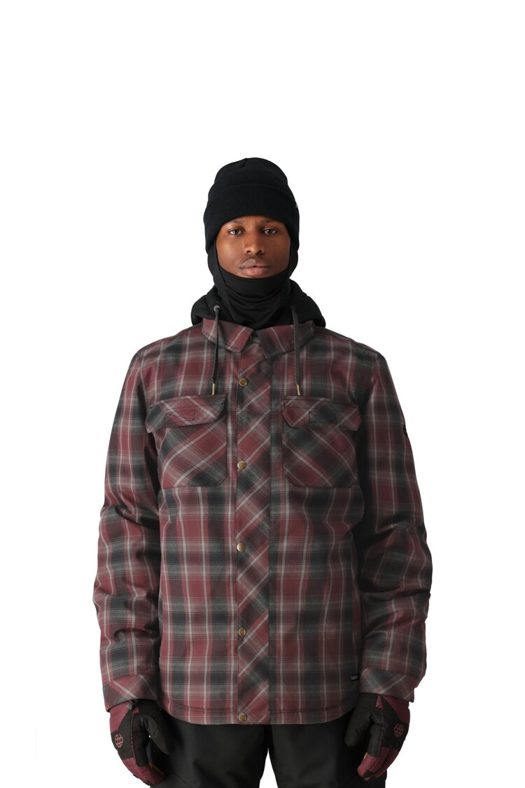 686 Woodland Jacket 2025 (Mens) | Sassafras Plaid - The Drop Rideshop