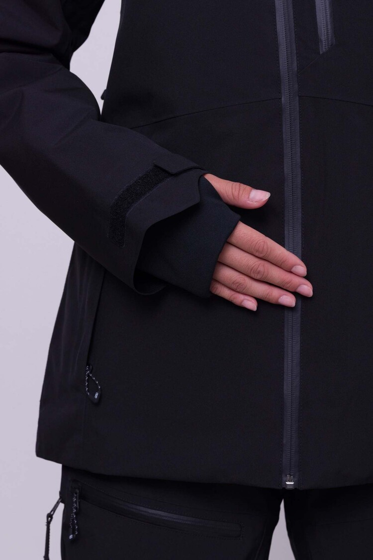 686 Hydra Jacket 2025 (Womens) | Black - The Drop Rideshop