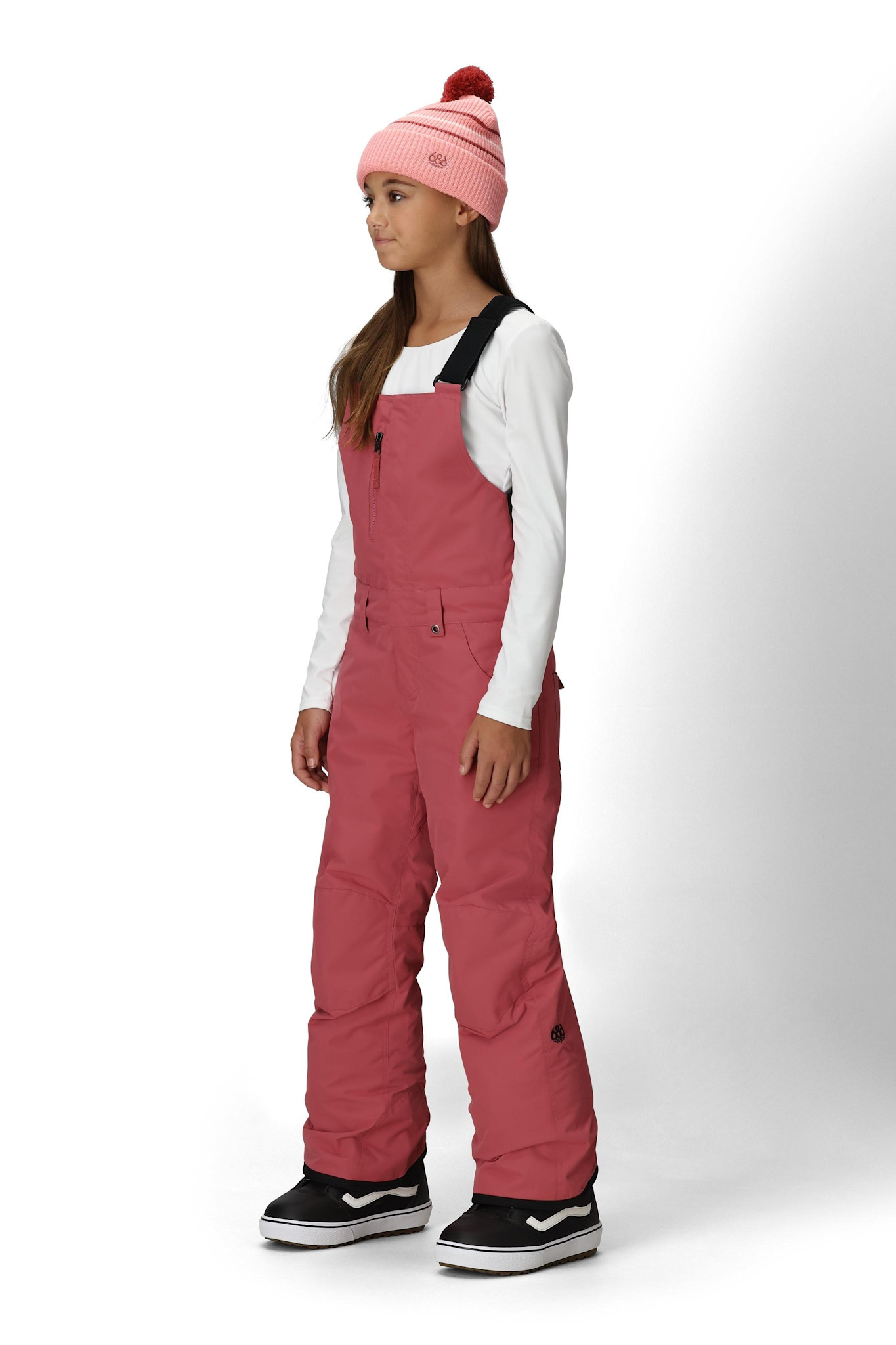686 Sierra Insulated Bib 2026 (Youth) | Rosewood - The Drop Rideshop