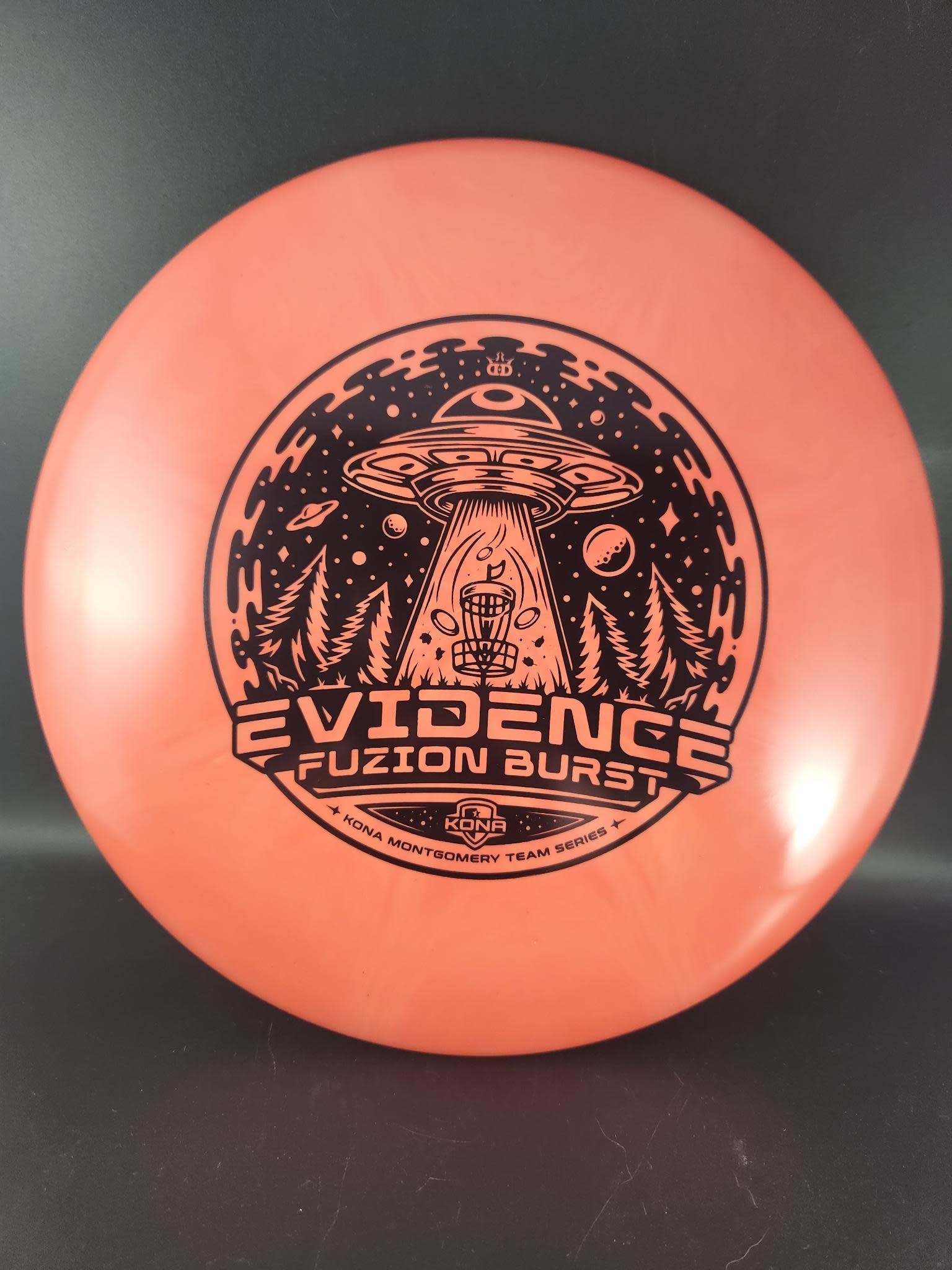 Dynamic Discs Fuzion Burst Evidence Kona Montgomery Team Series - Rock ...