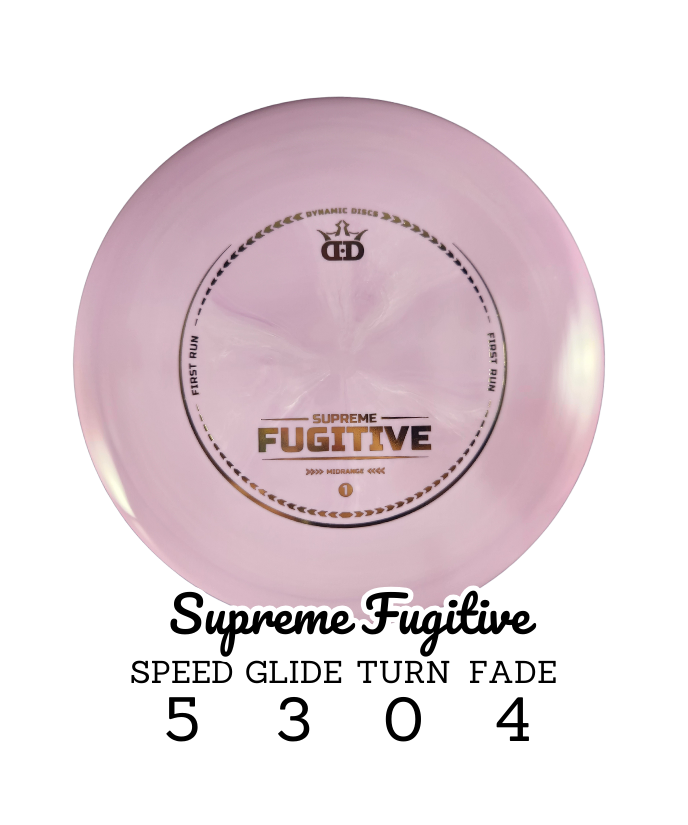 Dynamic Discs Supreme Fugitive First Run - Rock On Wheels