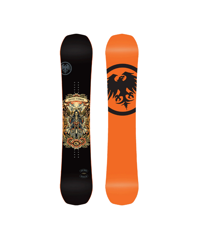 Never Summer Men’s 2025 Triple Camber Easy Rider Snowboard - Rock On Wheels