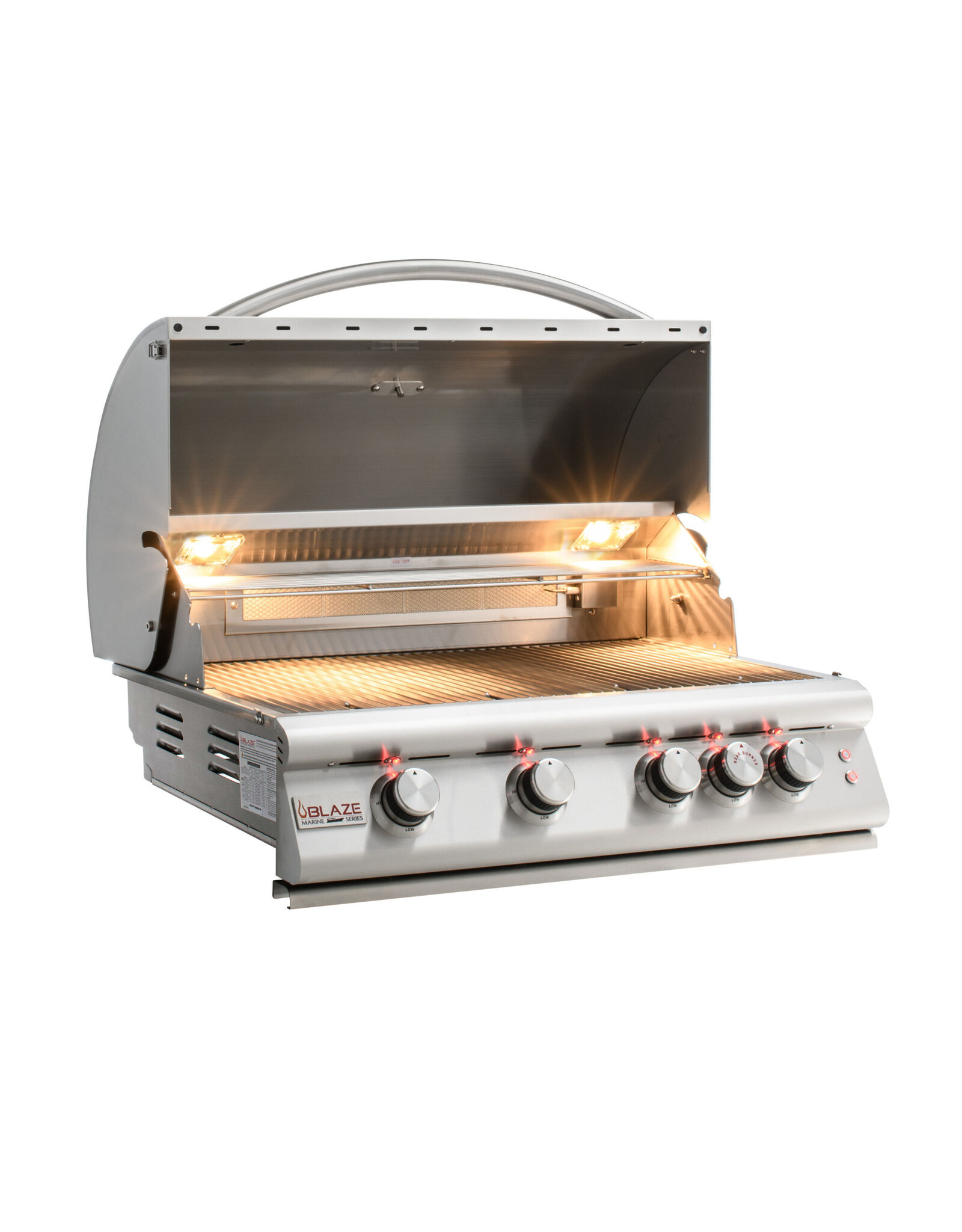 Blaze LTE Marine Grade 32-Inch 4-Burner Built-In Gas Grill With Rear ...