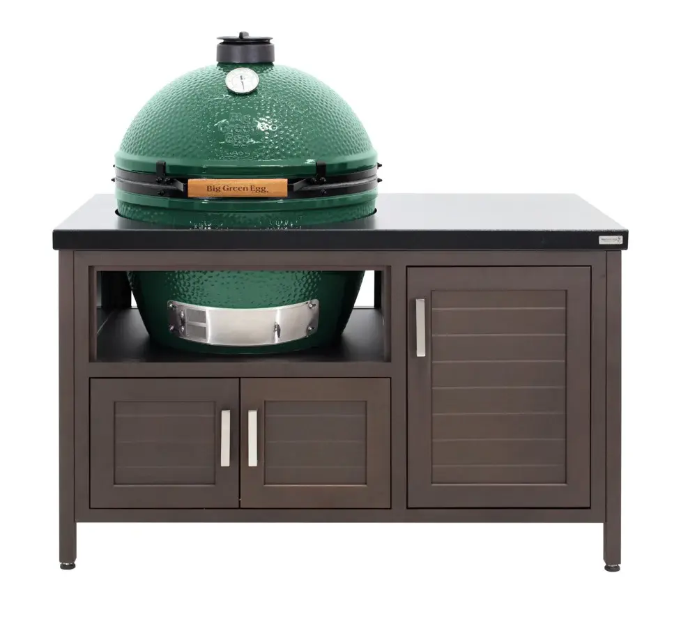 Big Green Egg - Table - 53" Modern Farmhouse-Style Custom Egg Table for ...