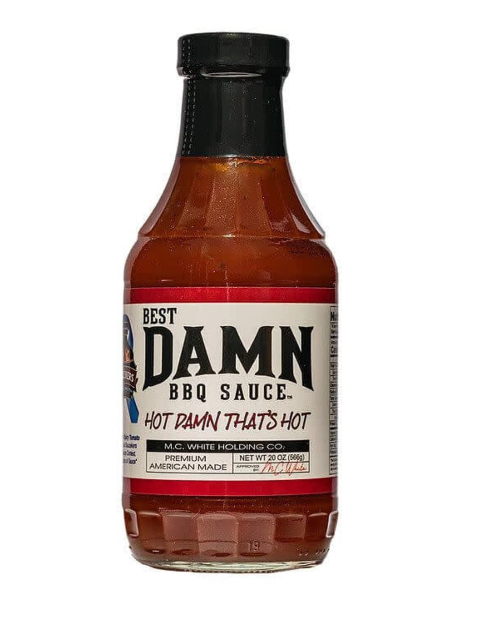 Best Damn BBQ Sauce Hot Damn That s Hot 20 Oz Outdoor Home Store